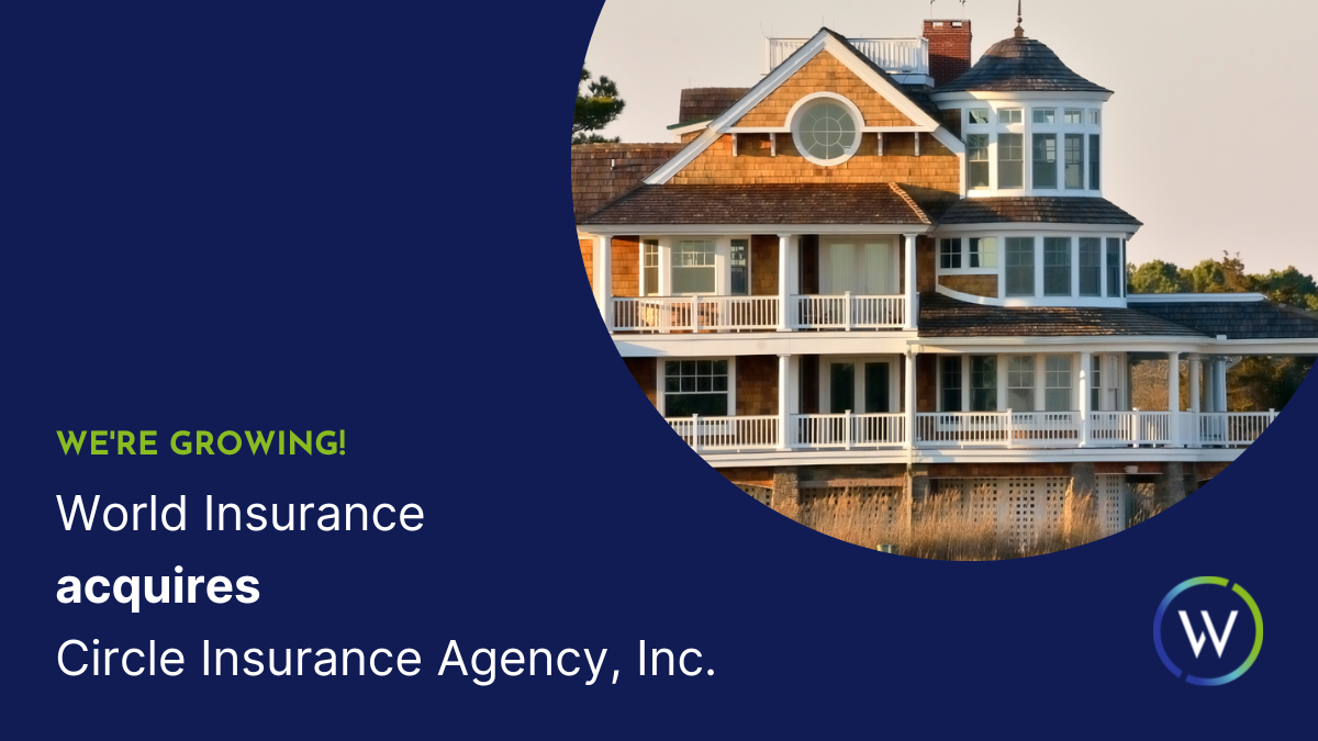 World Insurance Associates Acquires Circle Insurance Agency Inc.